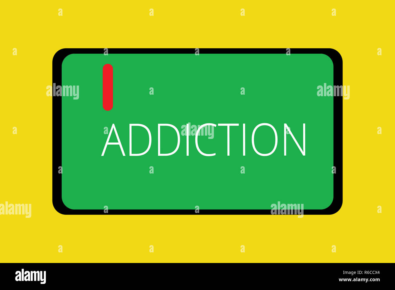 Word writing text Addiction. Business concept for condition of being ...