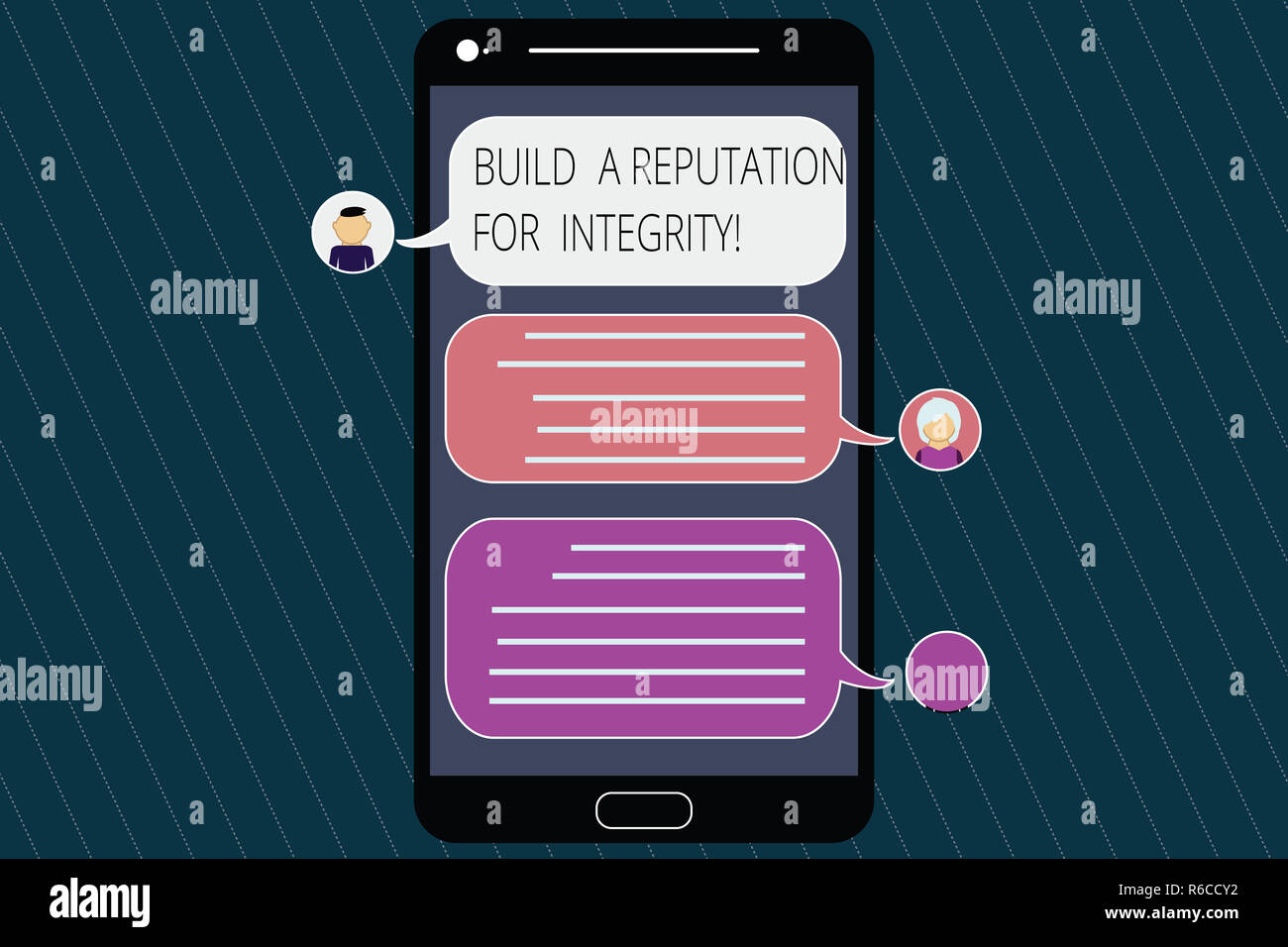 Conceptual hand writing showing Build A Reputation For Integrity ...