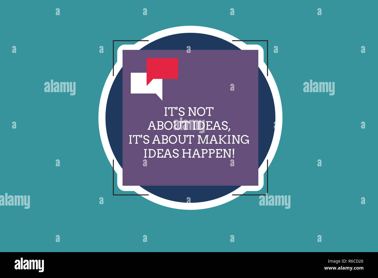 Text sign showing It S Is Not About Ideas It S Is About Making Ideas ...