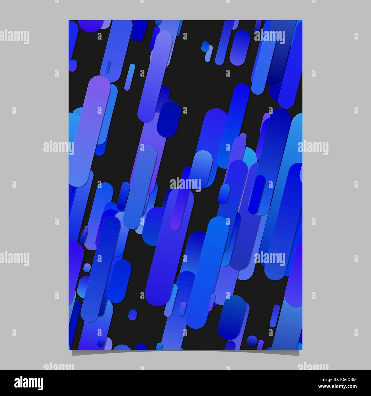 Blue abstract gradient stripe pattern poster background template ...