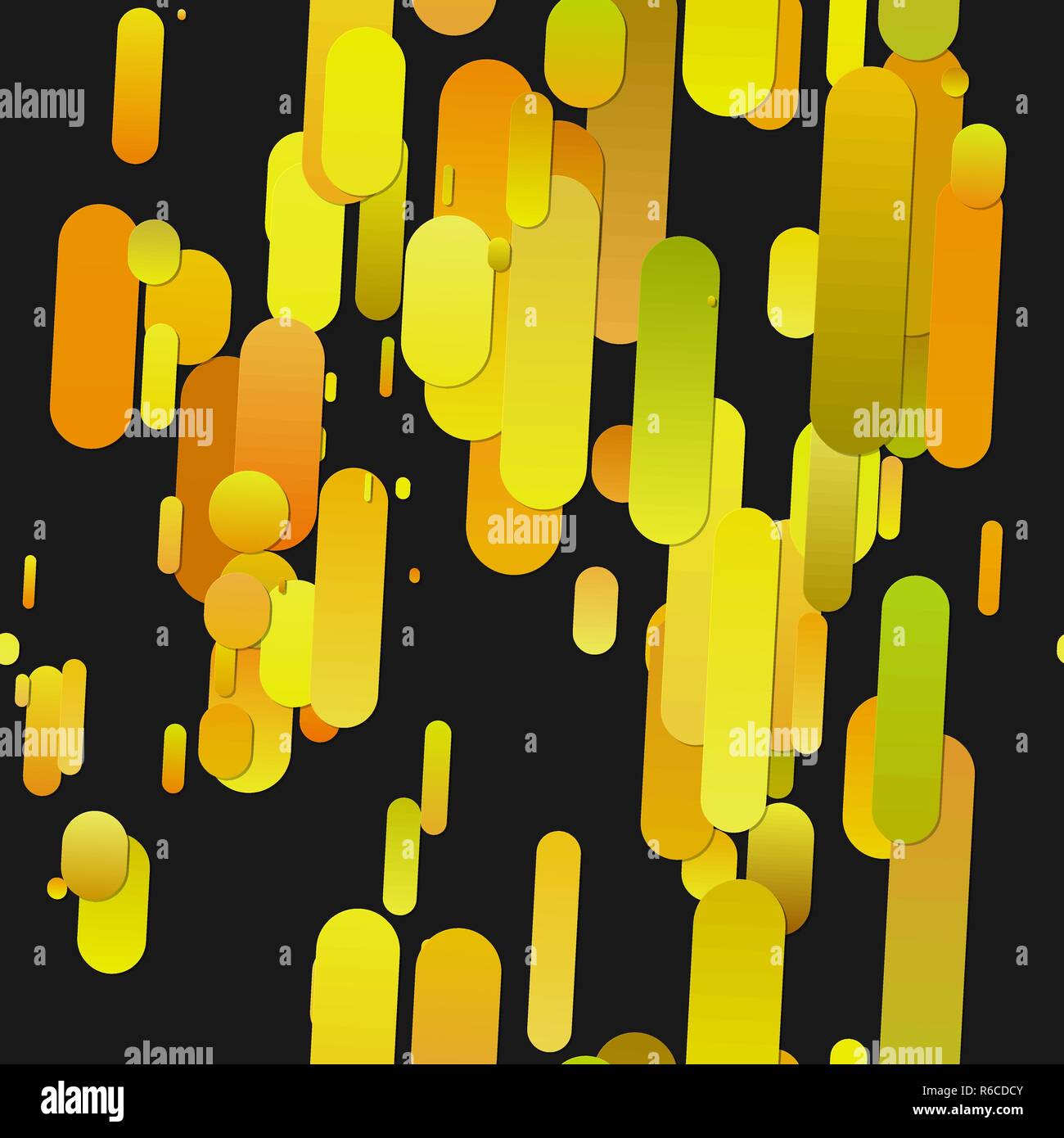 Yellow trendy gradient background with seamless rounded stripe pattern design Stock Vector Image ...