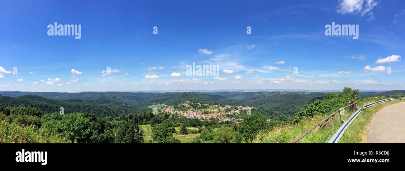 View Of The Rock Of Dabo, France Stock Photo - Alamy