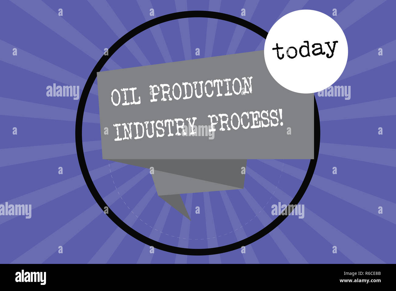Text sign showing Oil Production Industry Process. Conceptual photo ...