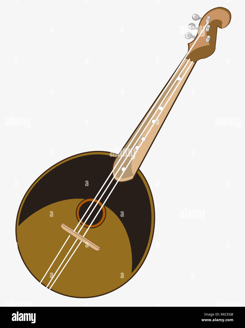 Music instrument domra Stock Photo - Alamy