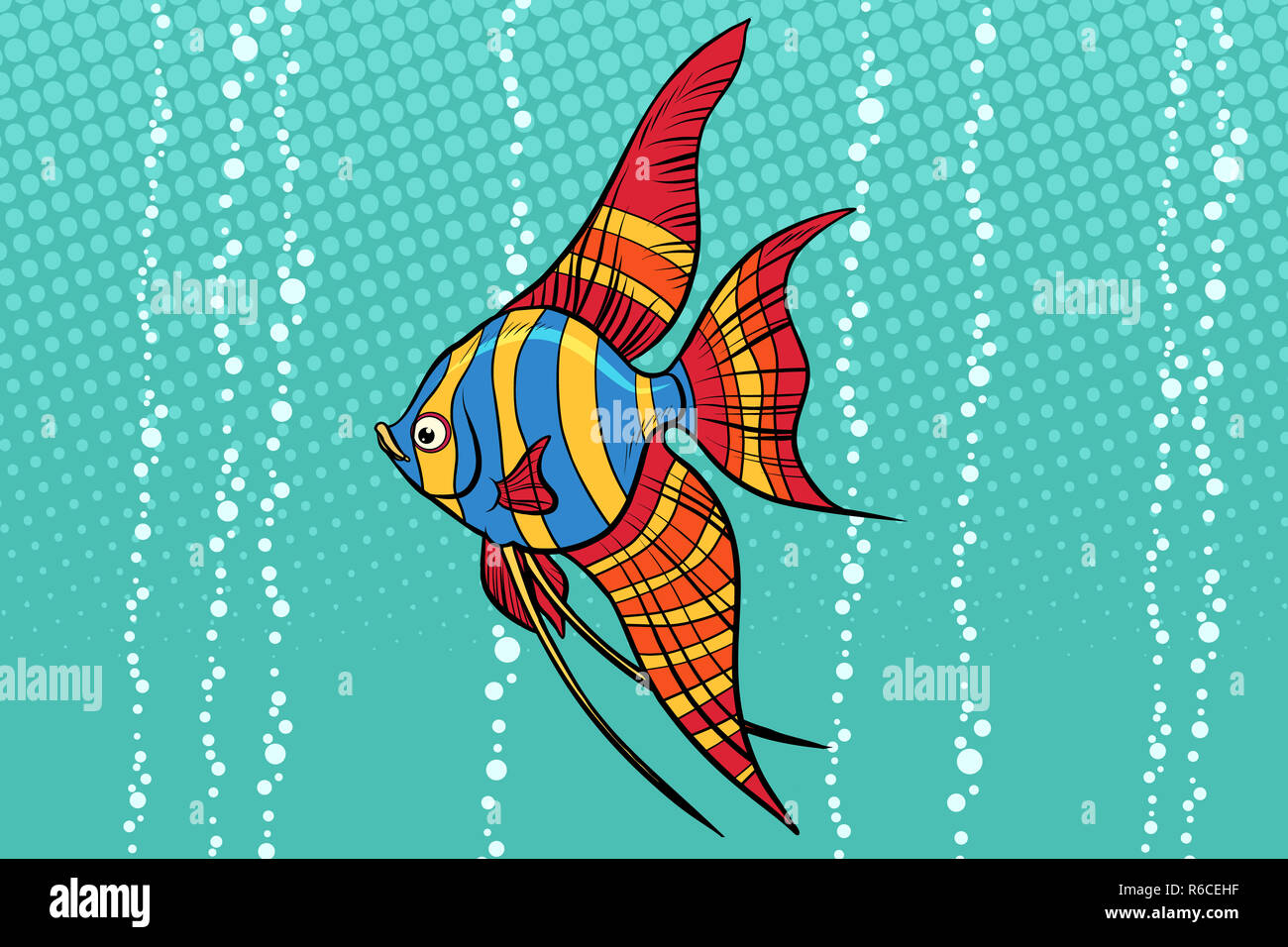 Cartoon angel fish hi-res stock photography and images - Alamy