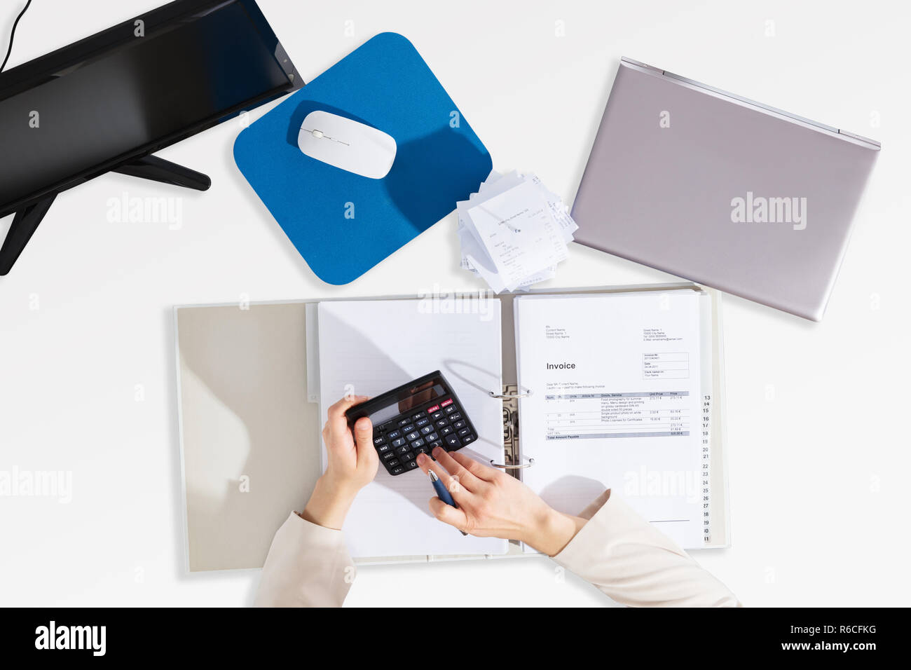 Professional invoice design hi-res stock photography and images - Alamy