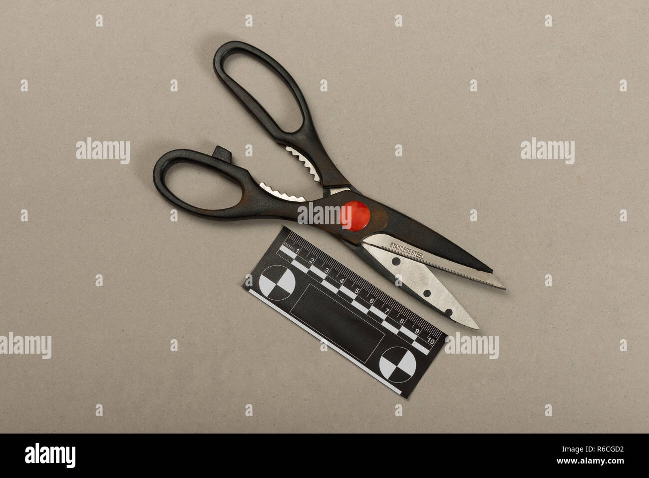 Crime scene ruler hi-res stock photography and images - Alamy