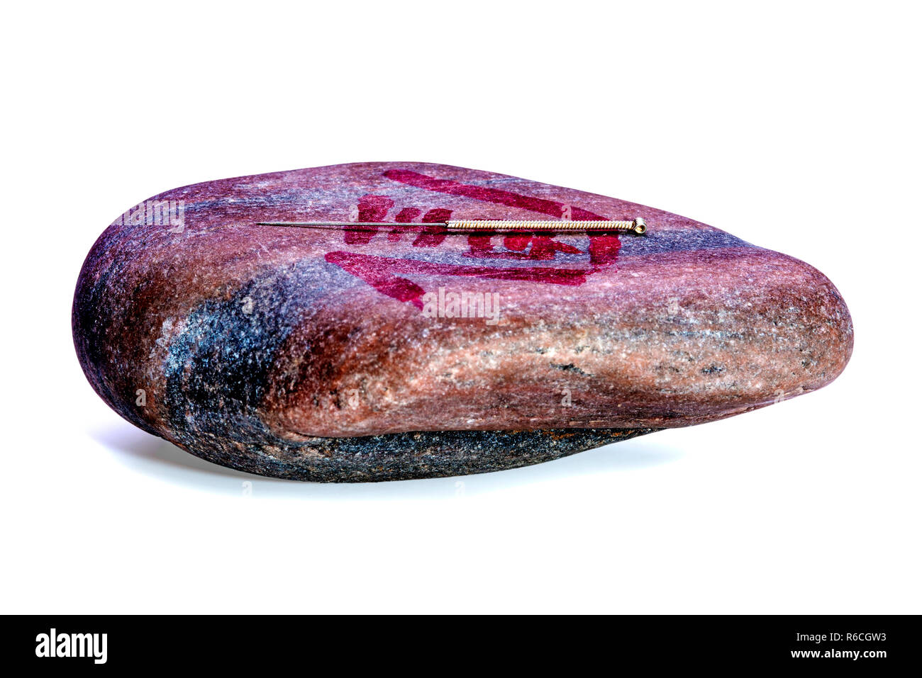 Acupuncture needle stone hi-res stock photography and images - Alamy