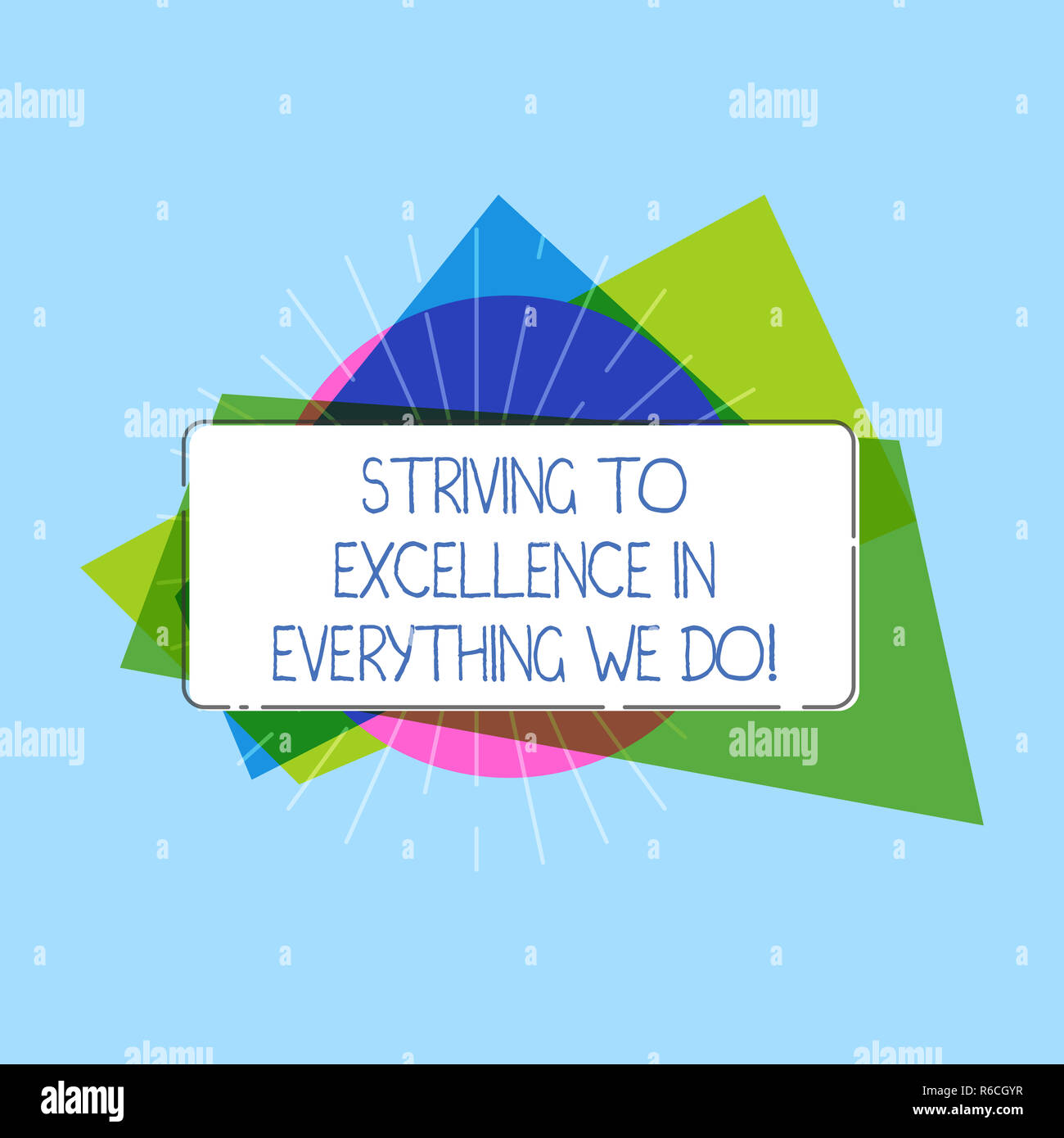 Quality in everything we do hi-res stock photography and images - Alamy