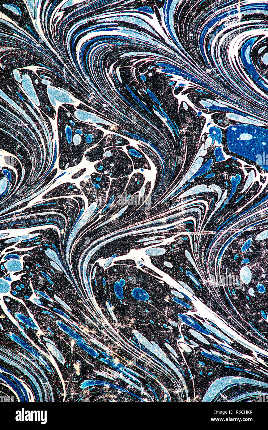 Old Book Cover Of 1900 Stock Photo - Alamy