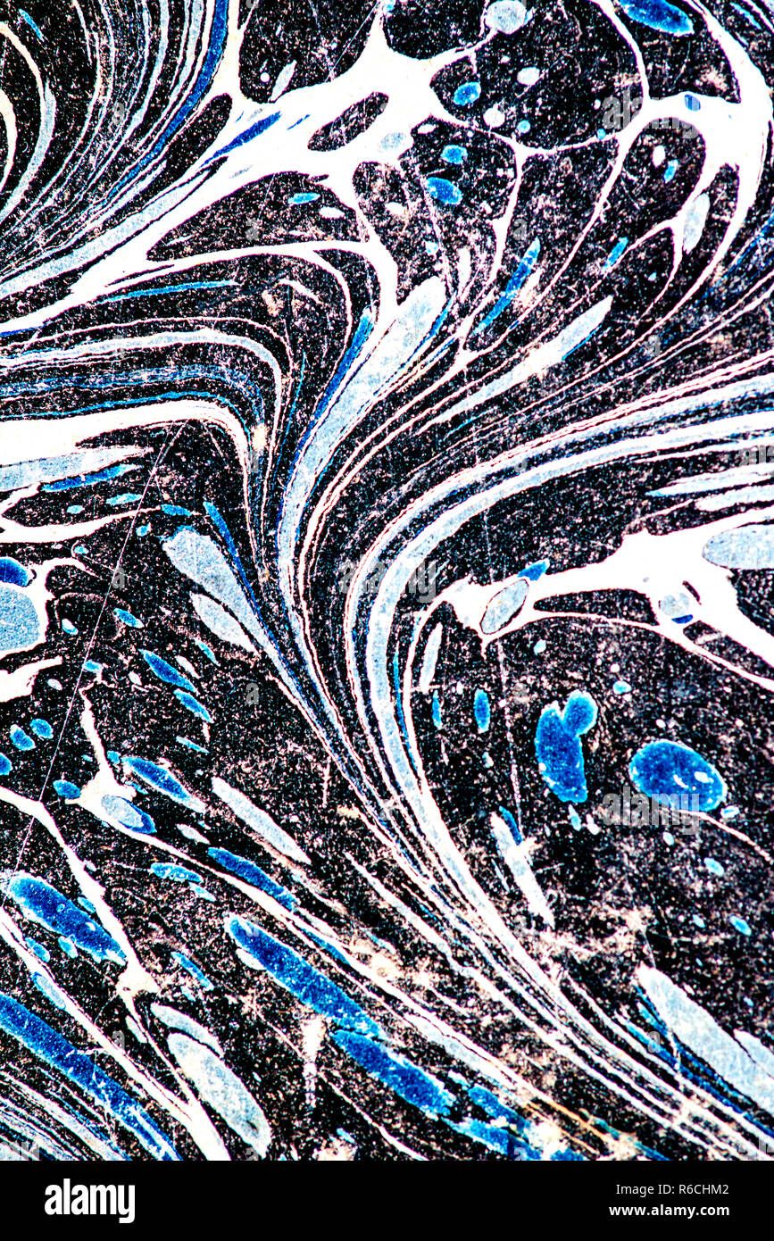 Old Book Cover Of 1900 Stock Photo - Alamy