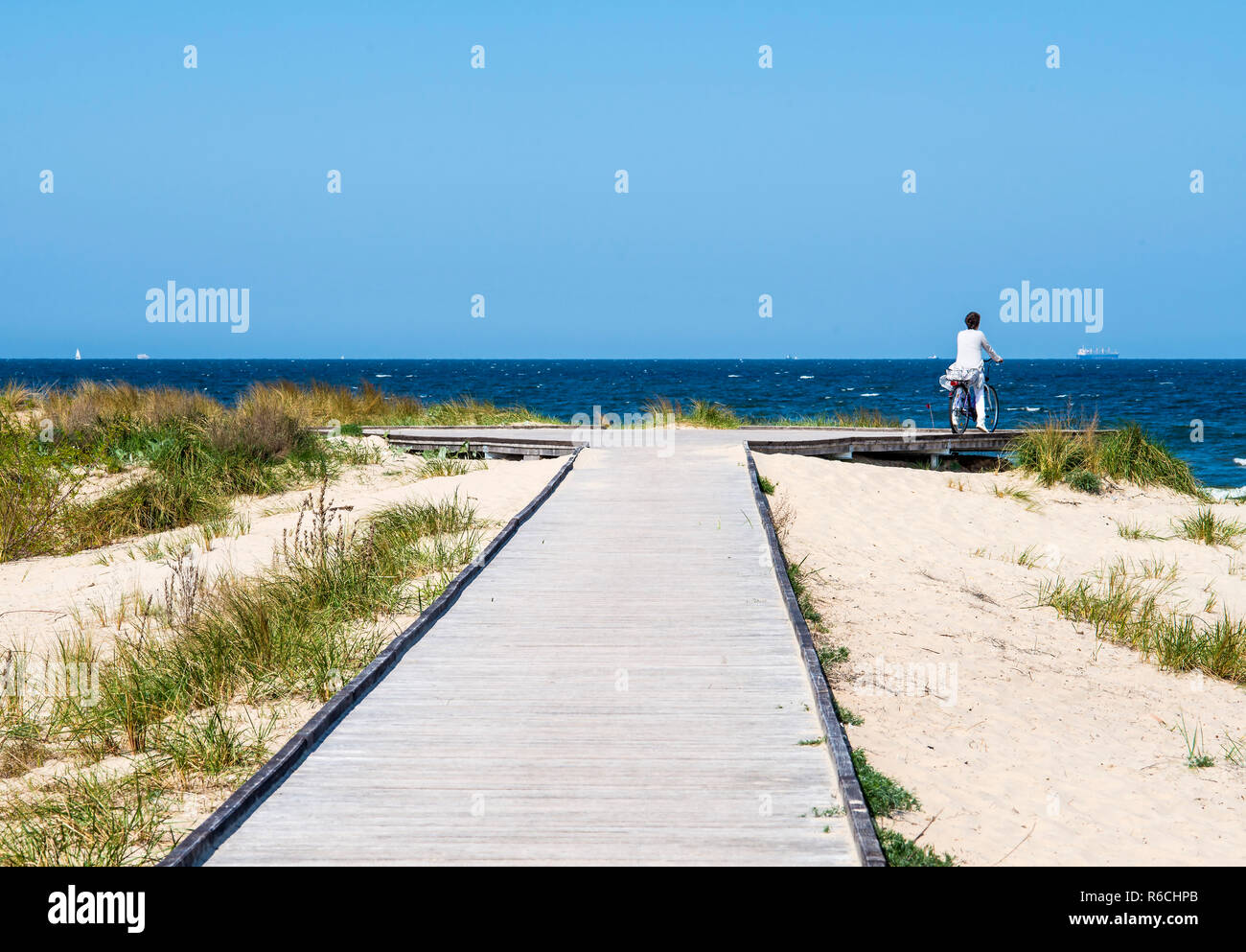 Baltic Sea, View From The Island Usedom Stock Photo - Alamy