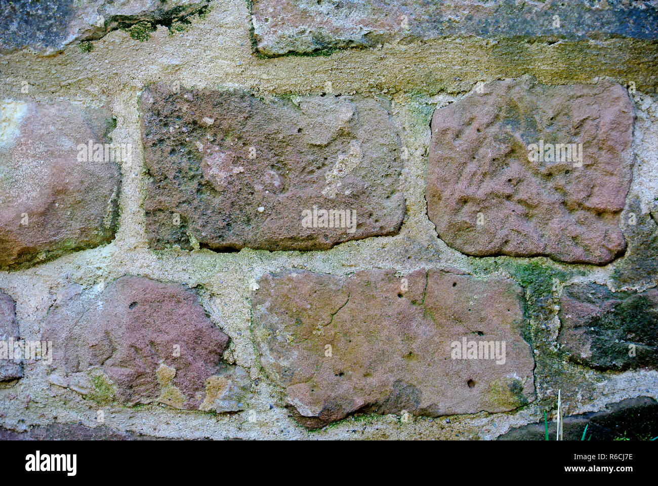 Medieval Wall Of A Castle Stock Photo - Alamy