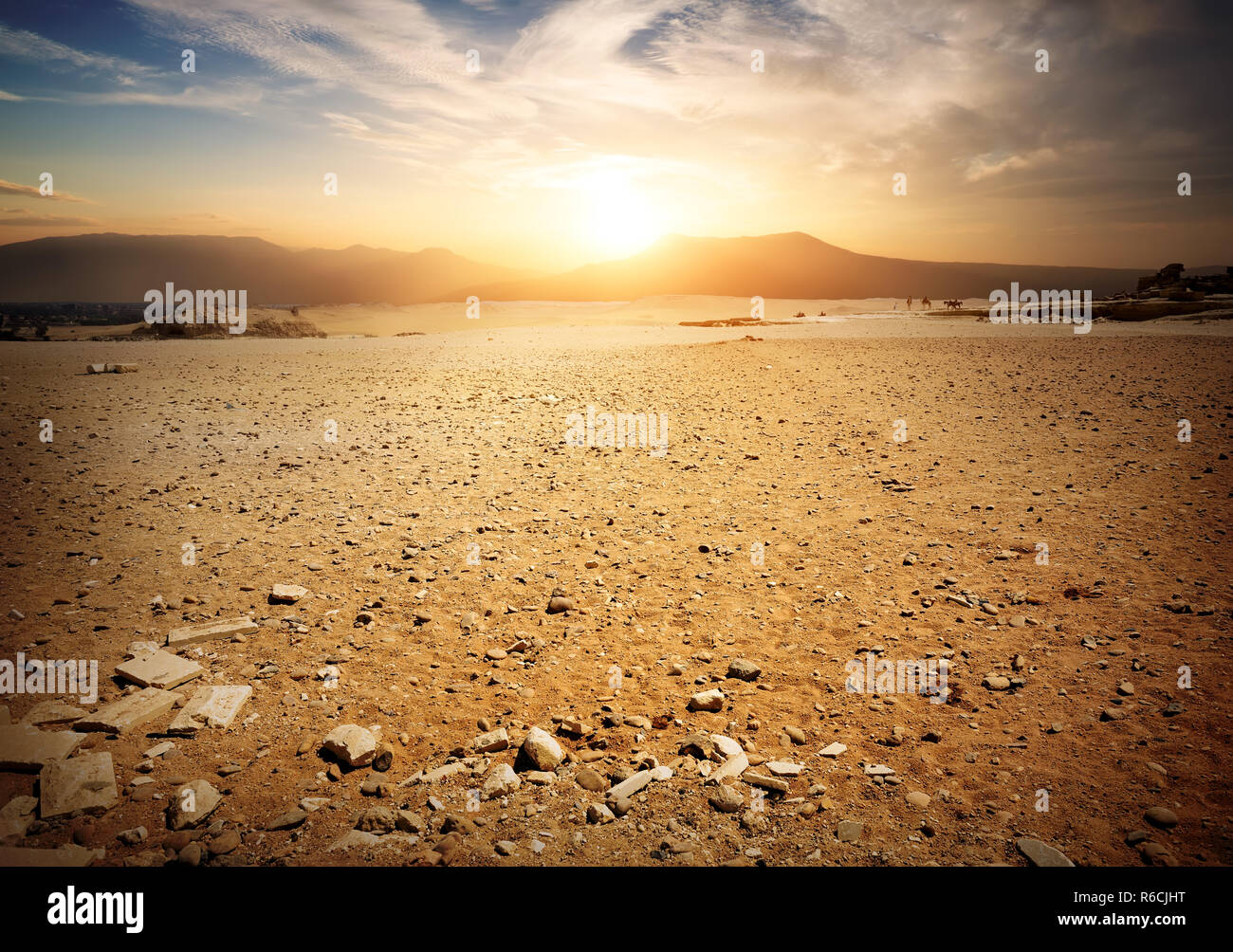 Deserted Place in Egypt Stock Photo - Alamy