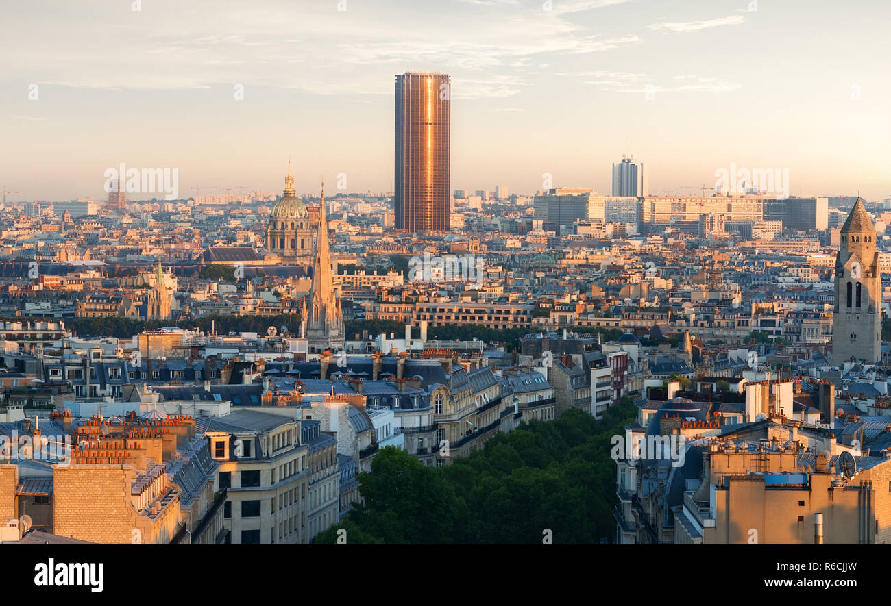 Panoramic view of Paris Stock Photo - Alamy