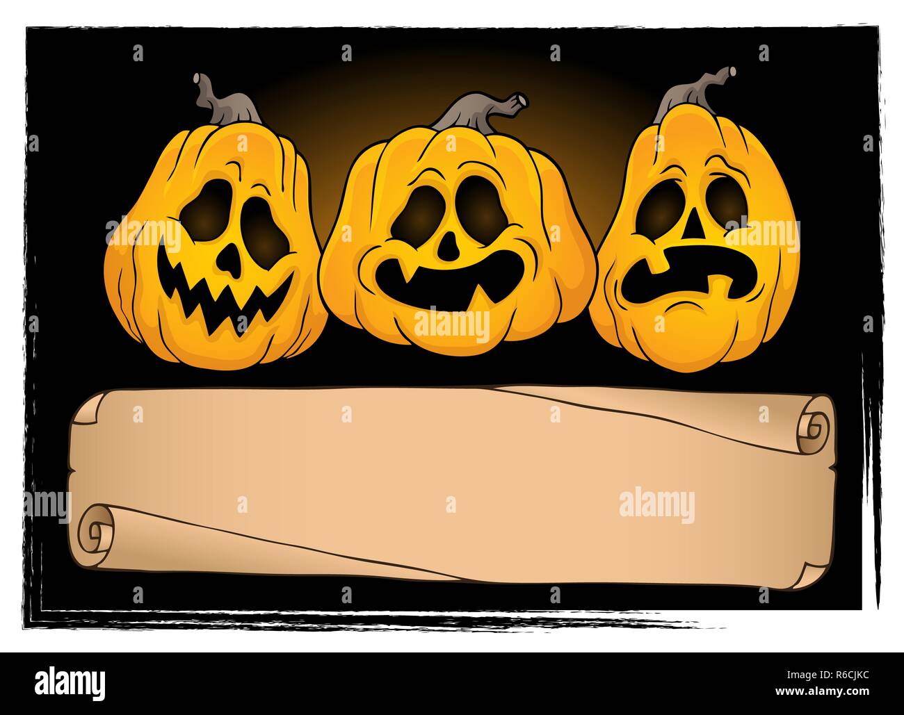 Halloween parchment Cut Out Stock Images & Pictures - Alamy