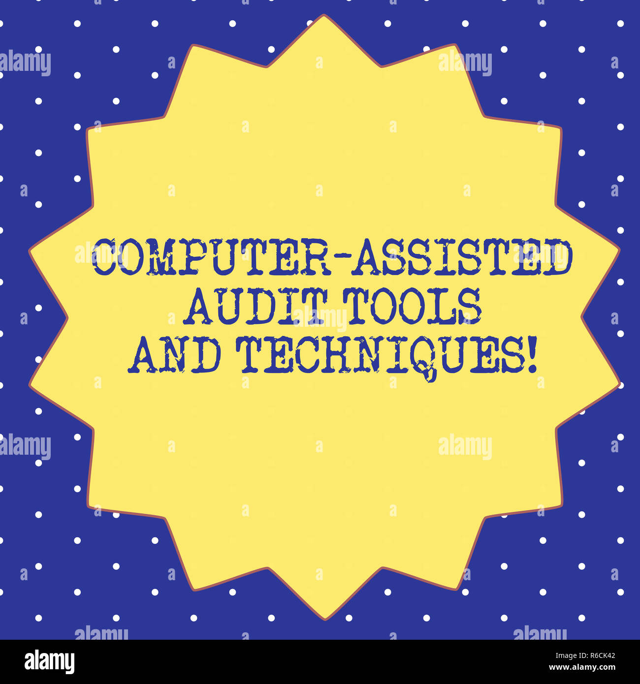 Handwriting text Computer Assisted Audit Tools And Techniques. Concept ...