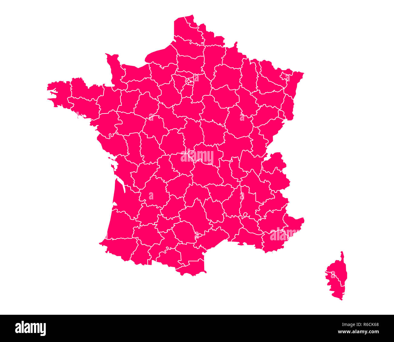 map of france Stock Photo - Alamy