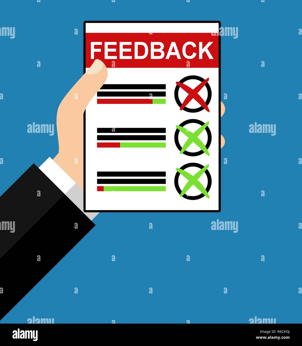 Evaluation cartoon hi-res stock photography and images - Alamy