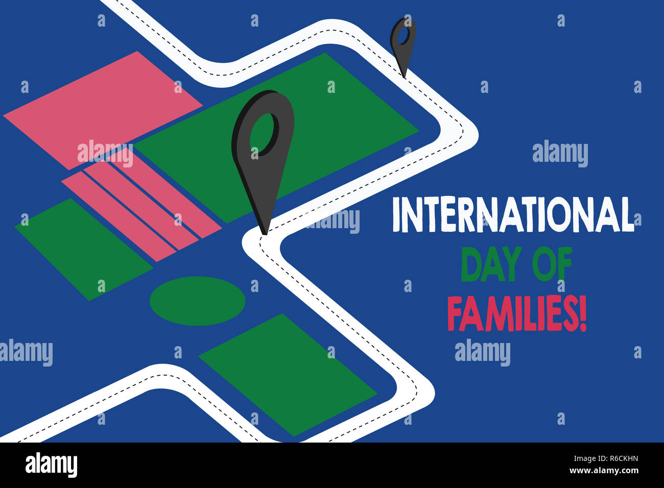 Text sign showing International Day Of Families. Conceptual photo ...
