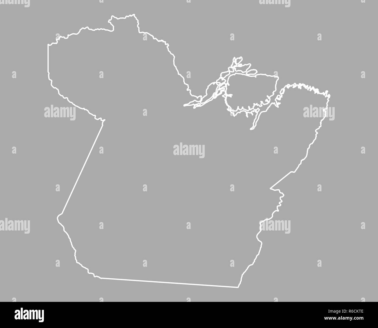 map of para Stock Photo - Alamy