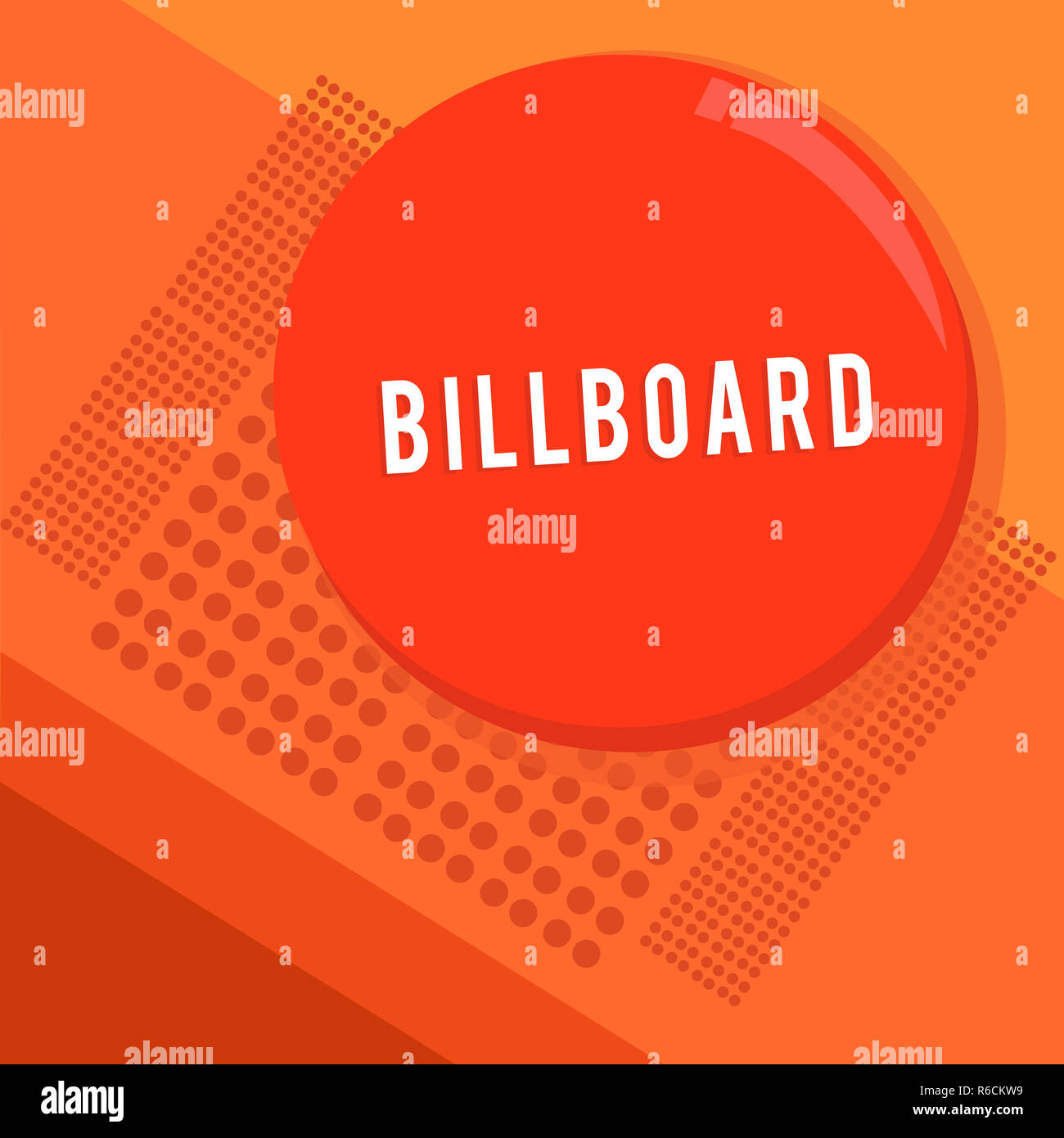 Text sign showing Billboard. Conceptual photo large outdoor board for ...