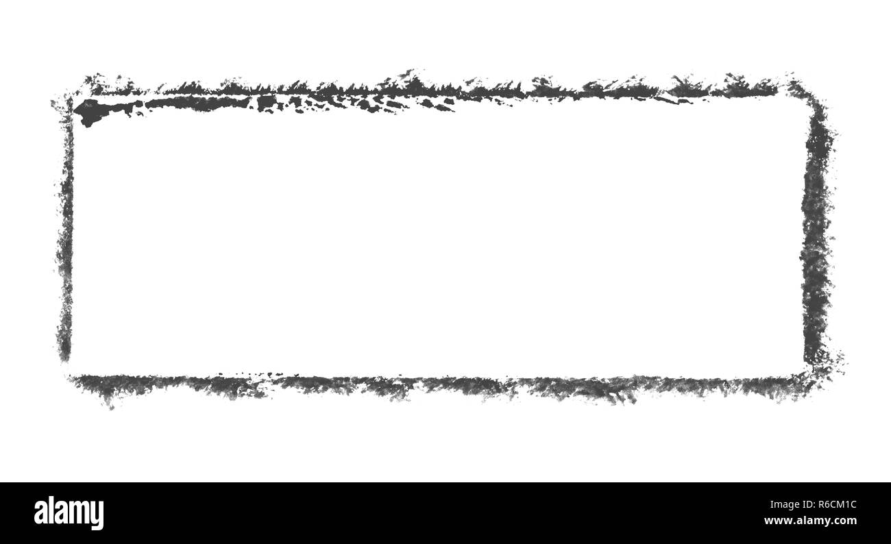 uneven black rectangular frame Stock Photo - Alamy