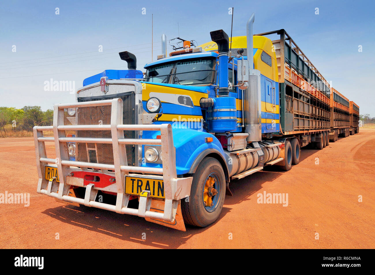 Australian Road Train Truck Driver