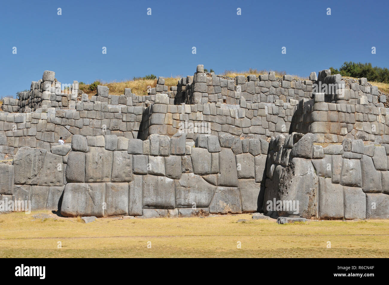 Peru, Cuzco, Sacsayhuaman Inca Ruin Stock Photo - Alamy