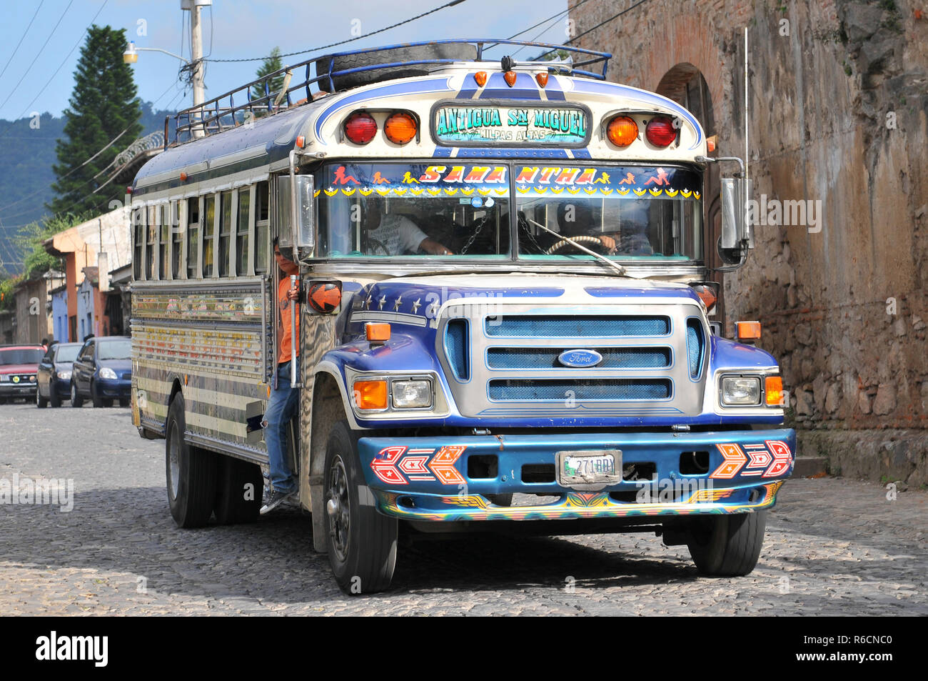 The colorful buses of guatemala hi-res stock photography and images - Alamy