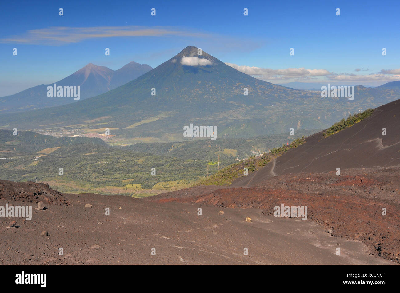 Guatemala, Volcan De Agua, Stratovolcano Located In The Department Of ...