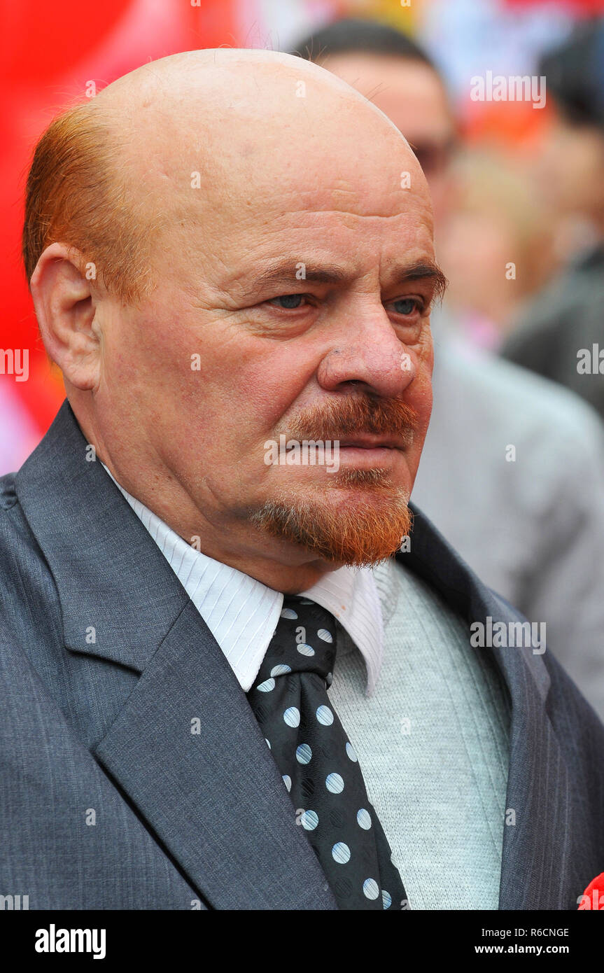 Russia, Moscow, Vladimir Lenin Double Of The Russian Communist Party ...