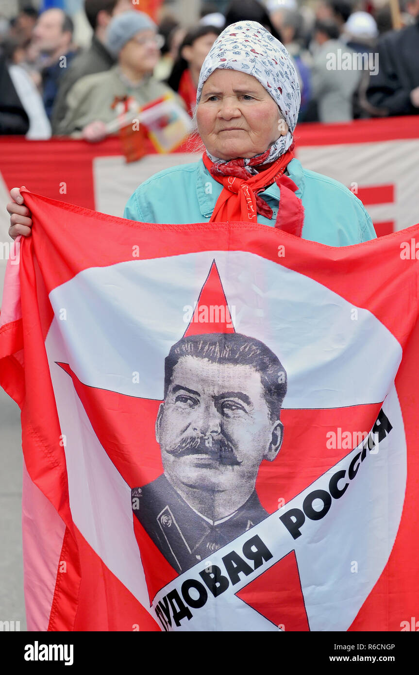 Russia, Moscow, Russian Communist Party Participate In The 1St Of May ...