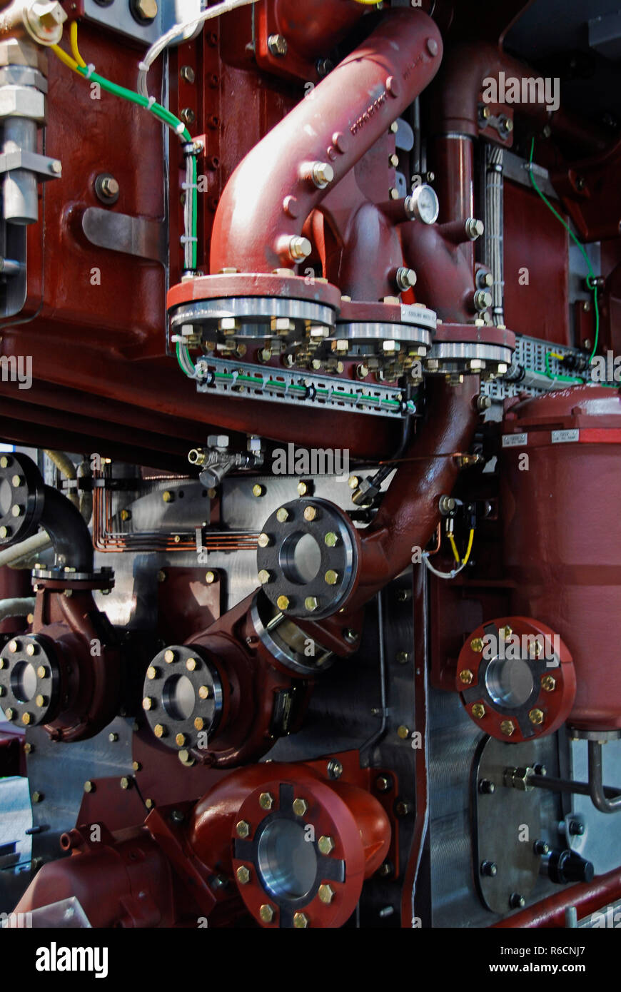 Ship diesel engine and piston Stock Photo - Alamy