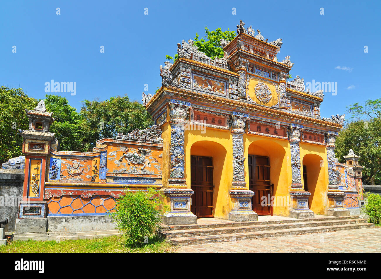Ancient Temple Gates In Imperial City, (The Purple Forbidden City) Hue ...