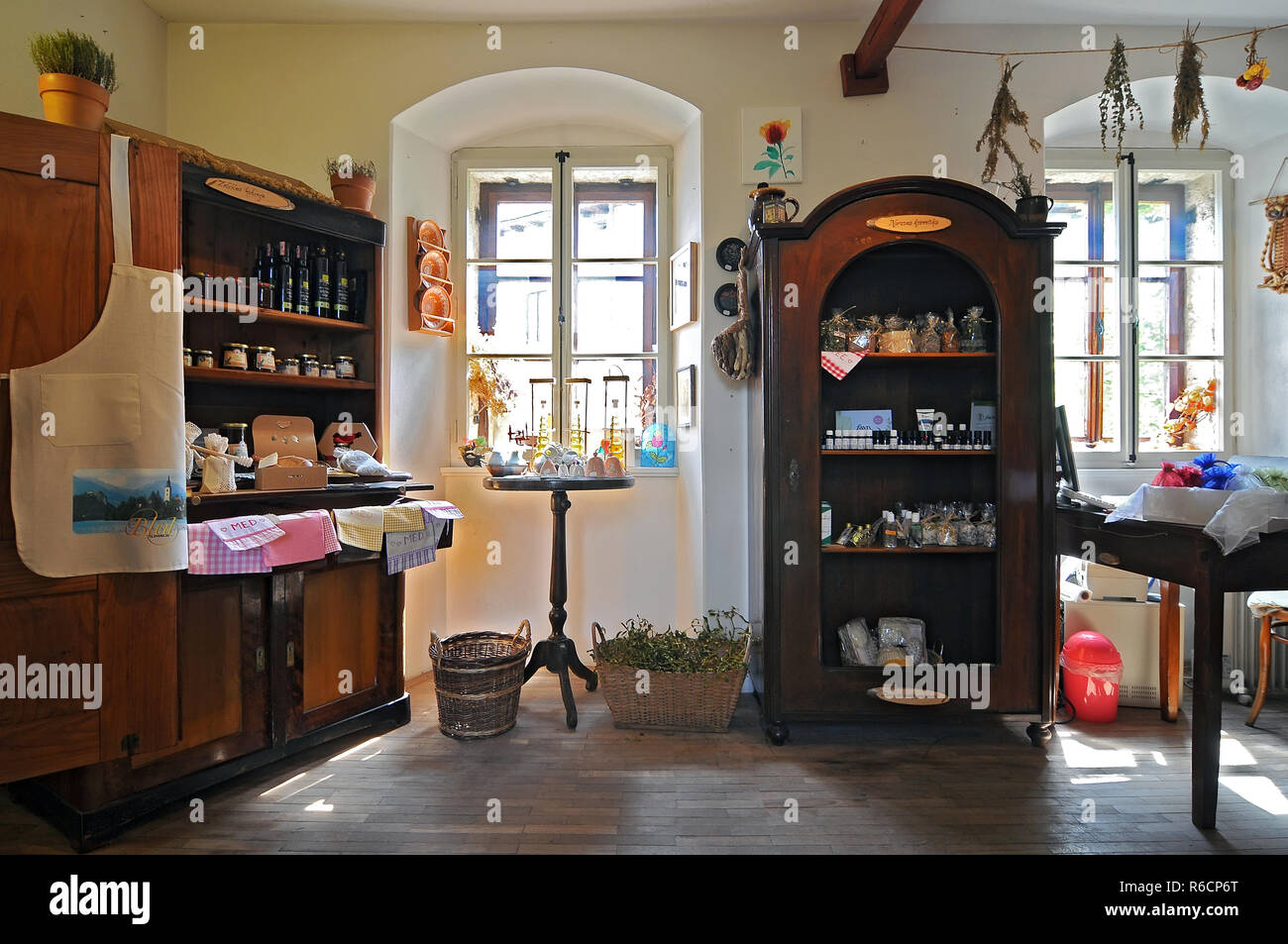 Slovenia, Bled, Inside Bled Castle Stock Photo - Alamy