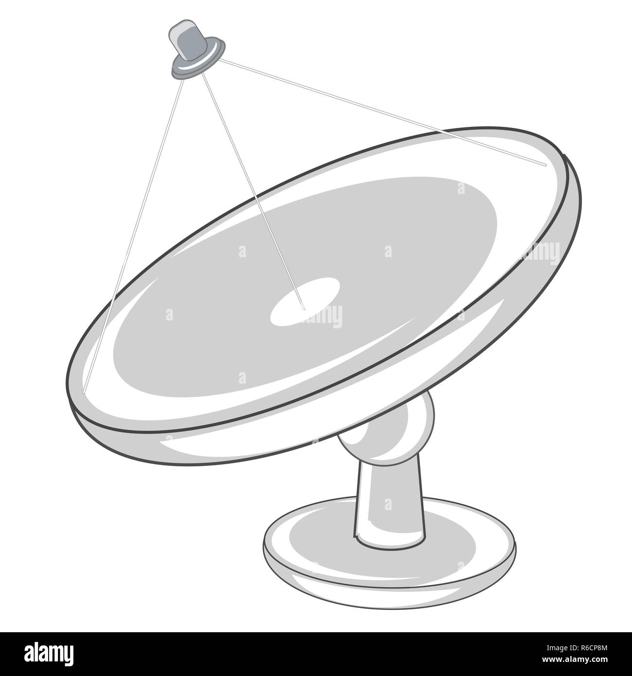 Satellite plate for receiving the signal Stock Photo - Alamy