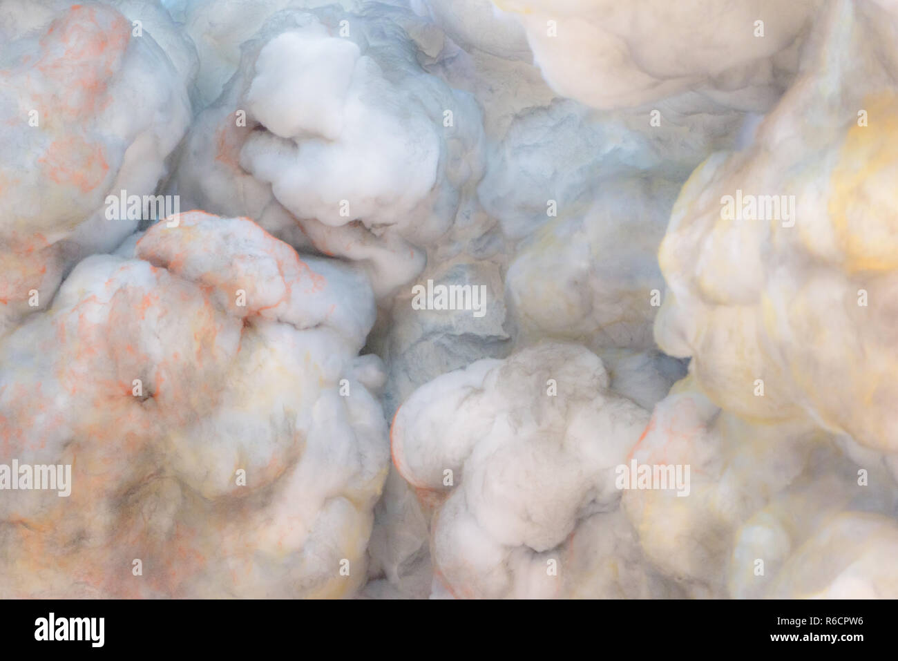 Smoky colored cotton clouds, background Stock Photo - Alamy