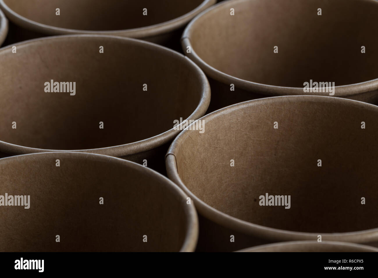 Empty Paper cups background Stock Photo - Alamy Empty Paper cups background Stock Photo - Alamy