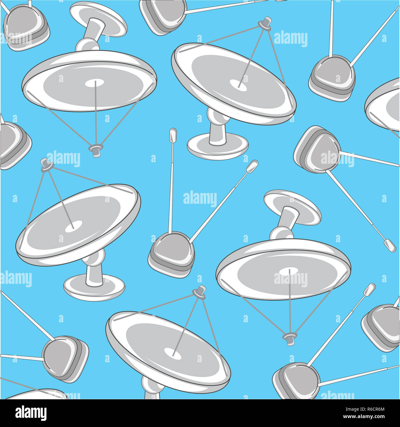 Antenna satellite pattern Stock Photo - Alamy