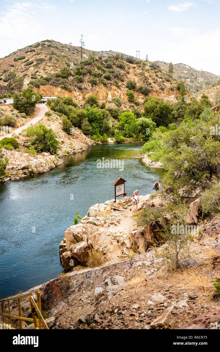 Kern River and Johnsondale Bridge Stock Photo - Alamy