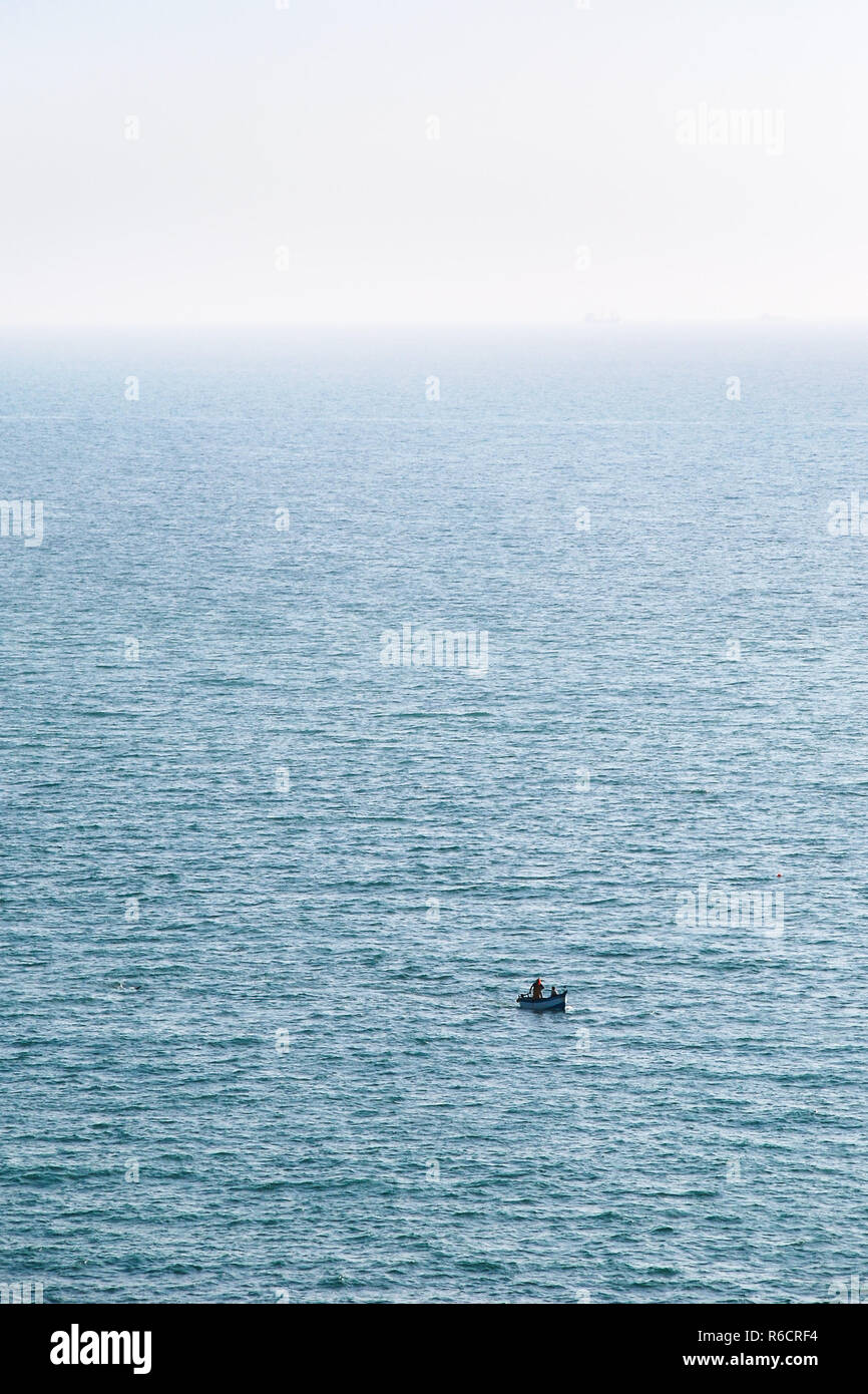 boat in English channel near Cap Gris-Nez, France Stock Photo - Alamy