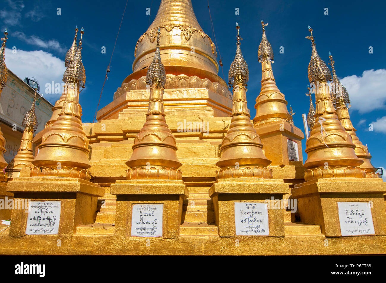 Popa Taungkalat Monastery Atop An Outcrop Of Mount Popa Volcano ...