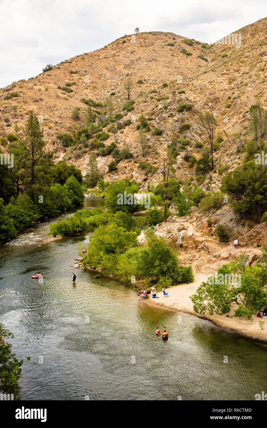 Kern River and Johnsondale Bridge Stock Photo - Alamy