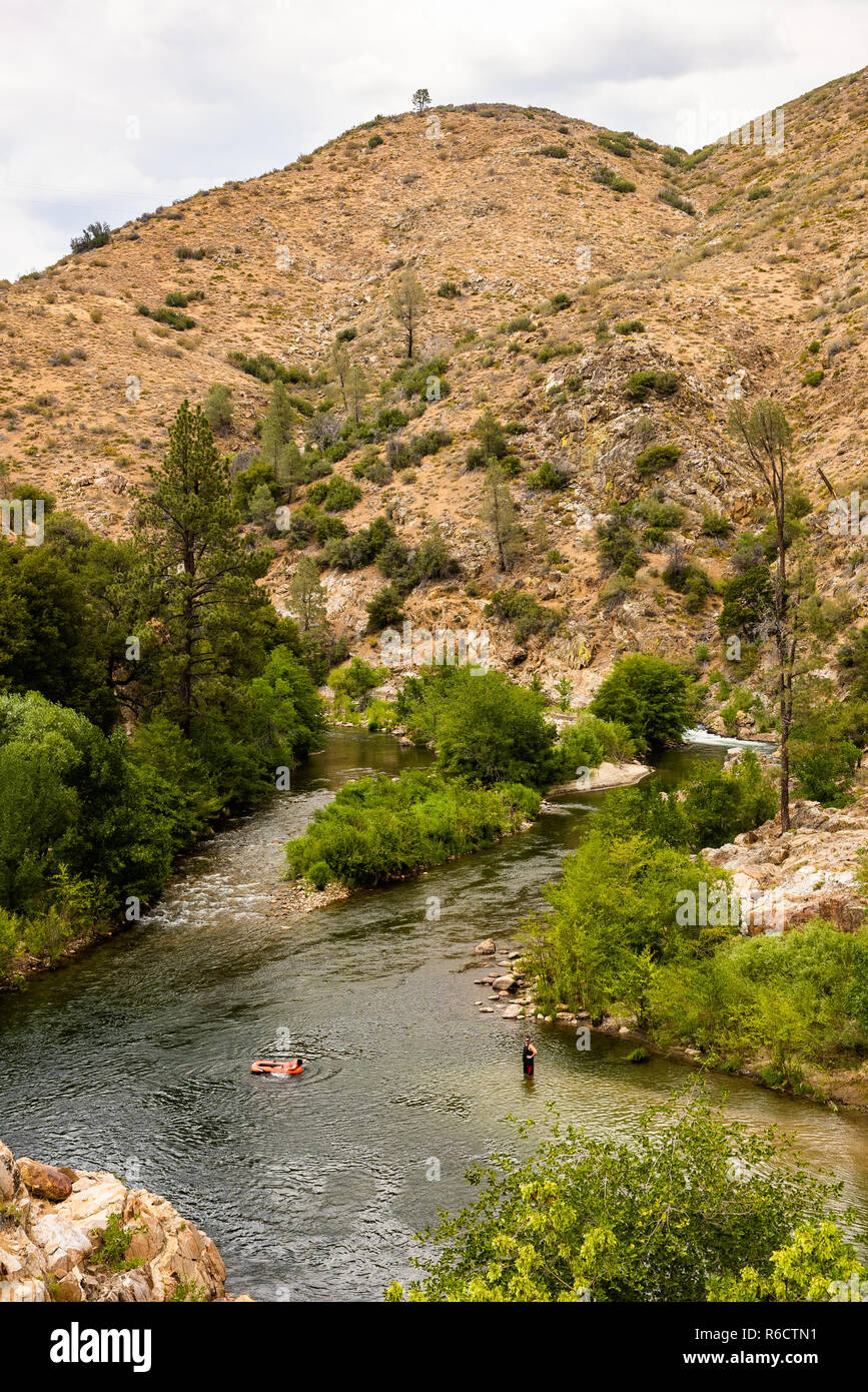 Kern River and Johnsondale Bridge Stock Photo - Alamy