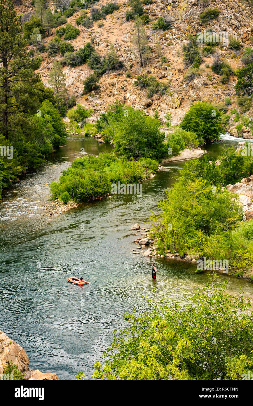 Kern River and Johnsondale Bridge Stock Photo - Alamy