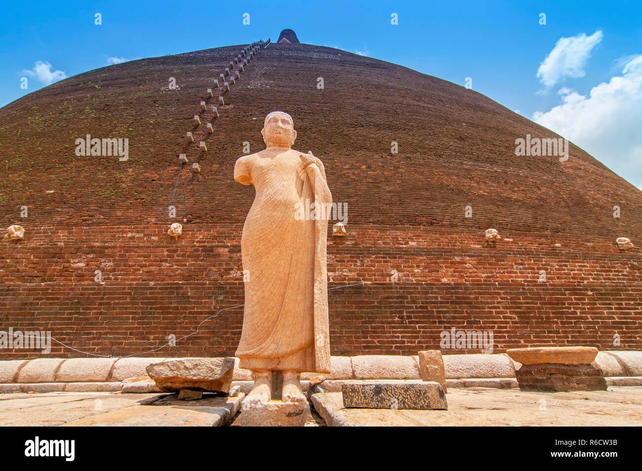 Jetavanaramaya Dagoba In The Ruins Of Jetavana In The Sacred World ...