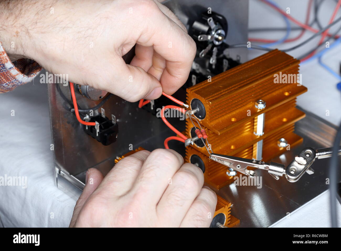 mounting on electronic device Stock Photo - Alamy