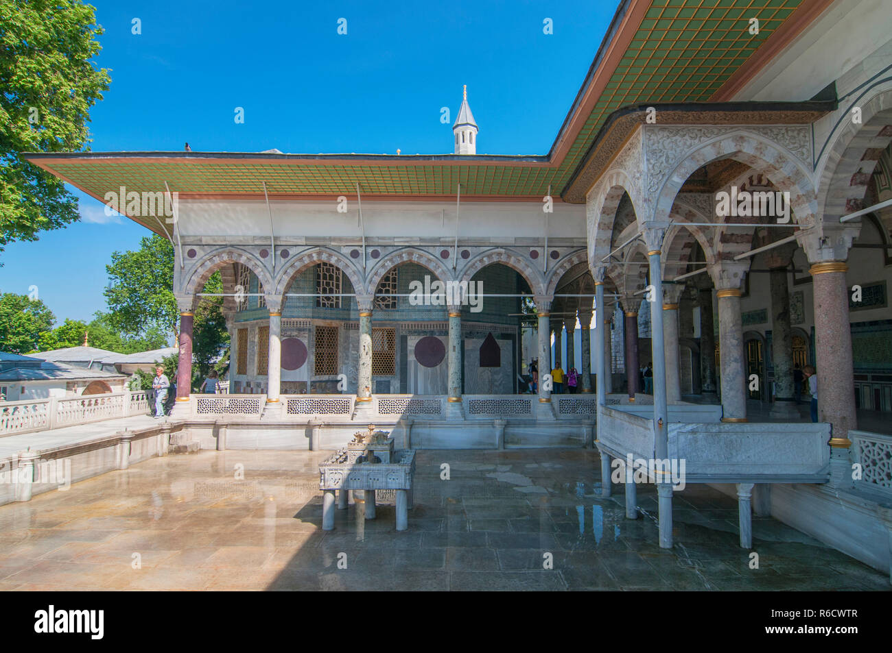 Upper Terrace With Fountain, The Yerevan Kiosk And Baghdad Kiosk In ...
