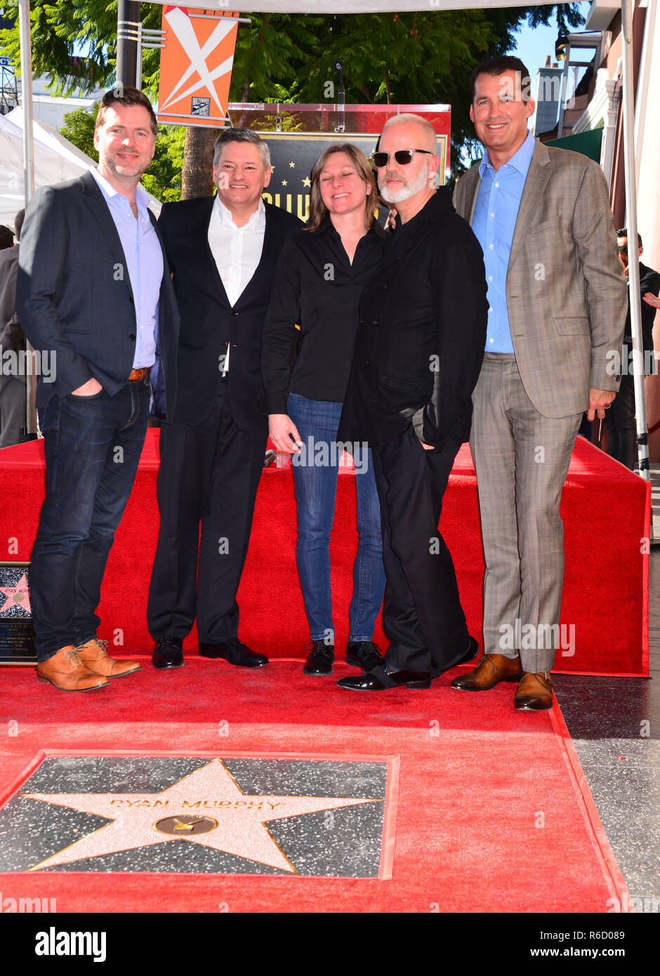 Los Angeles, USA. 04th Dec, 2018. Ryan Murphy Star 043 Scott Stuber (L ...